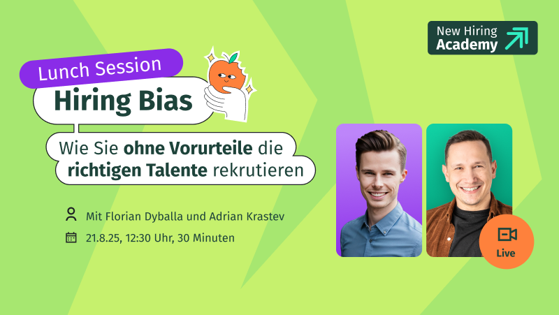 Lunch Session: Hiring Bias – wie Sie ohne Vorurteile die richtigen Talente rekrutieren » XING